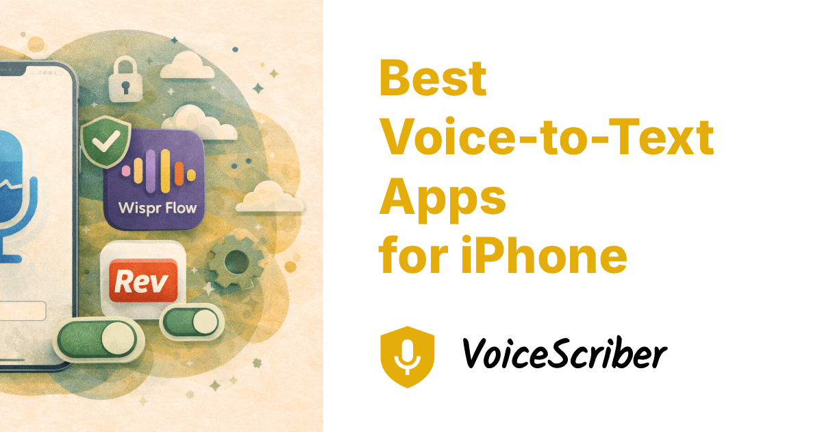 7 Best Voice-to-Text Apps for iPhone That Work Offline [2026]