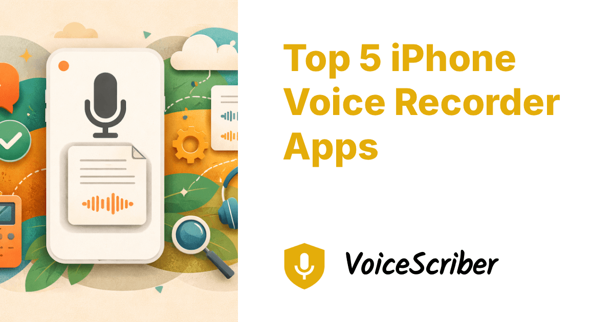 Top 5 iPhone Voice Recorder Apps That Transcribe (Better Than Apple ...